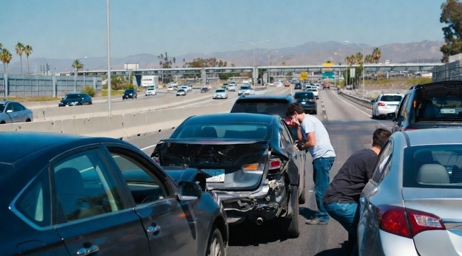 Who Is Liable In A Multi-Car Accident In Orange County?